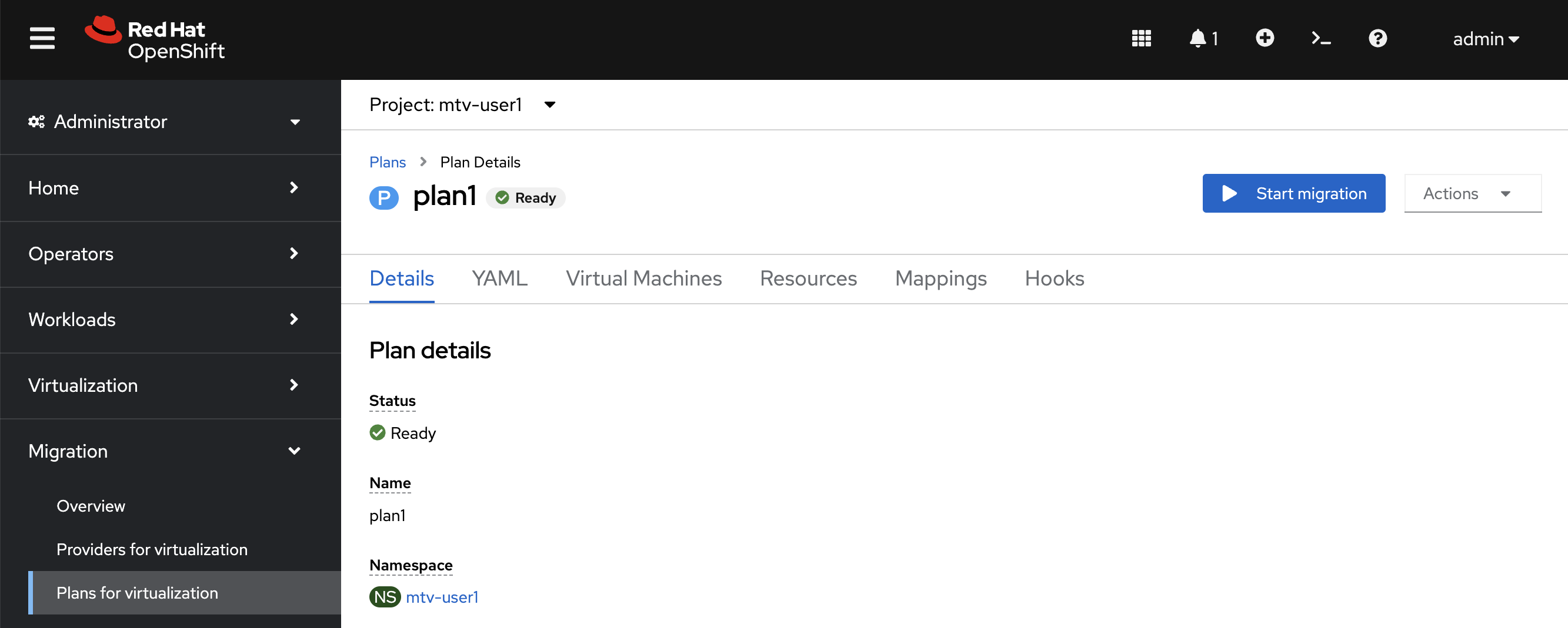 Migrate virtual machines with Red Hat OpenShift Virtualization